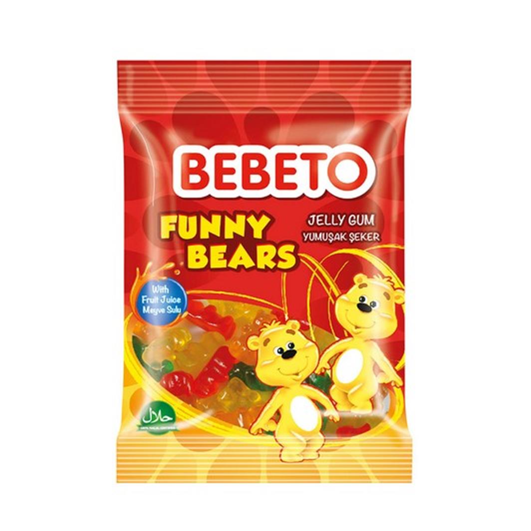 Bebeto Jelibon Funny Bears Yumuşak Şeker x 12 Adet - Bayilere Özel + KDV